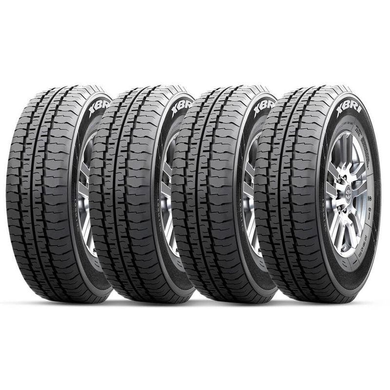 Kit 4 Pneu Xbri Aro 15 225/70r15c 8PR 112/110Q Cargoplus - fortbras