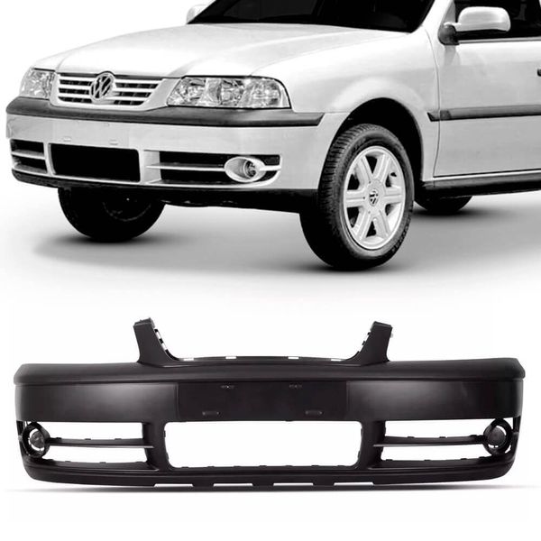 Parachoque Dianteiro Volkswagen Saveiro 2000 a 2005 Preto Liso 6420 DTS ...