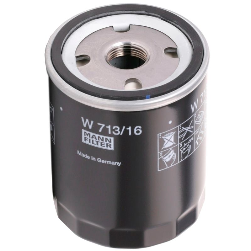 Filtro Óleo Fiat Linea 1.9 2009 a 2010 MANN-FILTER W713/16 - fortbras