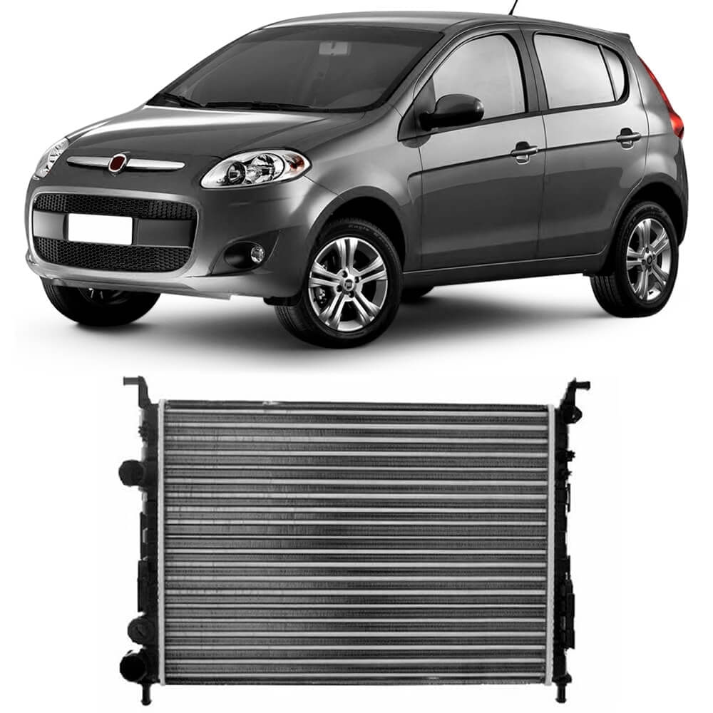 Radiador Fiat Palio Fire 1.0 8v 2014 a 2015 Com Ar Sem Ar Denso - fortbras
