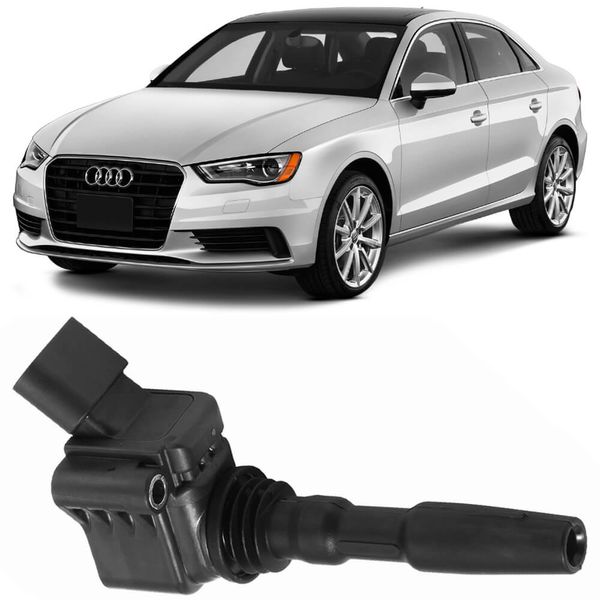 Bobina Ignição Audi A3 1.4 2014 a 2016 Bosch 0986221057 - fortbras