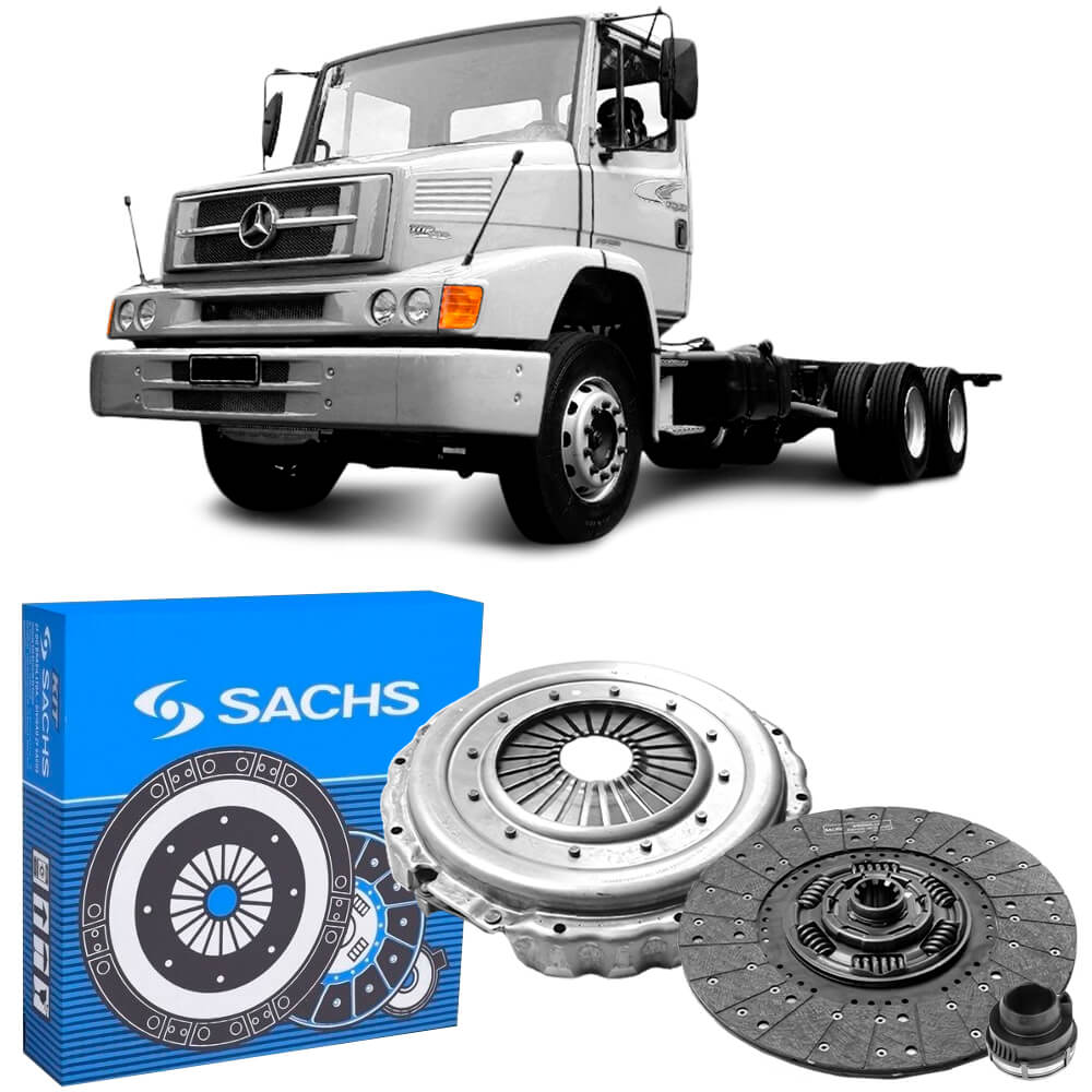 Kit Embreagem Mercedes Benz 1620 OM 906 93 a 2012 Sachs 6550 - fortbras