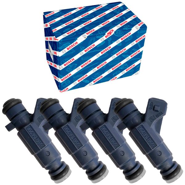 Kit 4 Bico Injetor Renault Sandero 1.0 16V 2007 a 2014 0280156296 Bosch ...