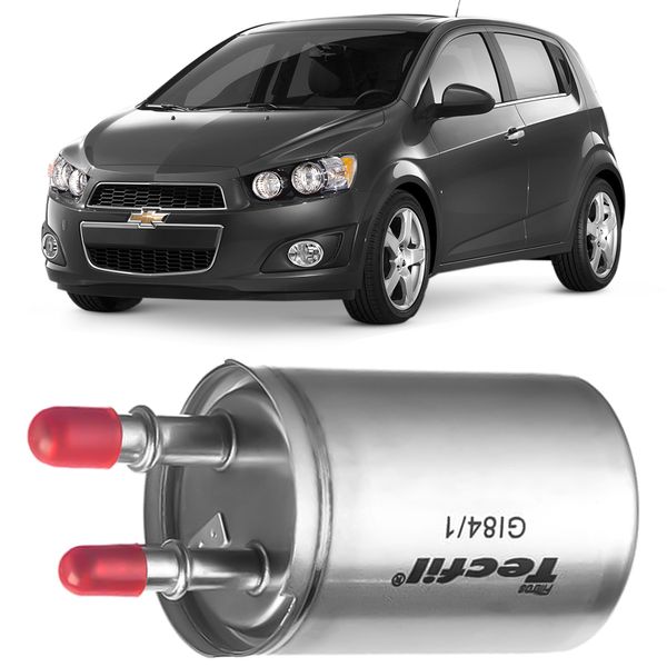 Filtro Combustível Chevrolet Sonic 2012 a 2015 GI84/1 Tecfil - fortbras