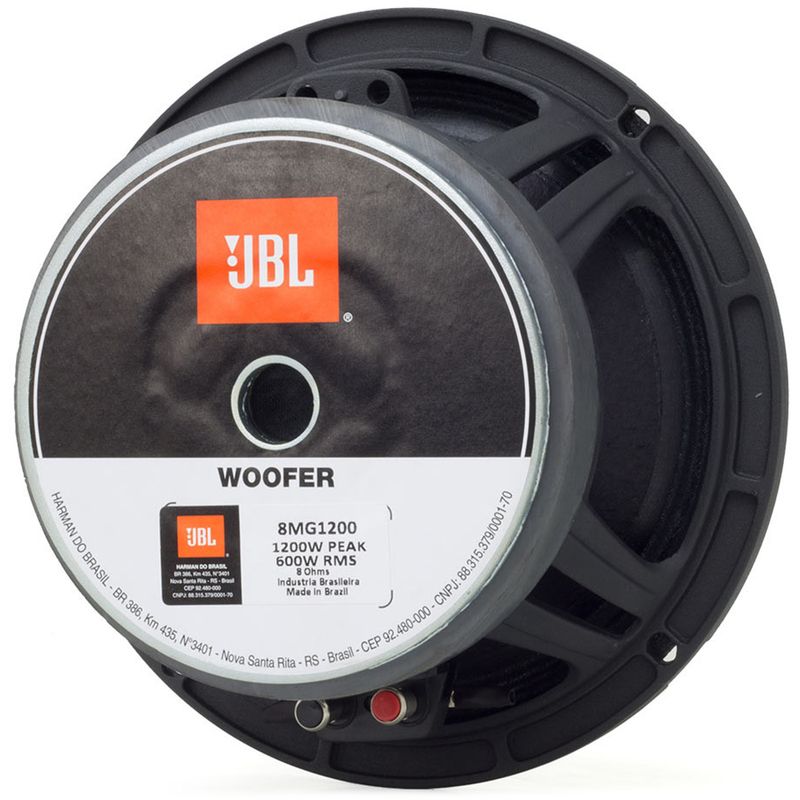 Alto Falante Woofer Jbl Selenium 8 Polegadas 600W 8 Ohm 8MG1200 8R ...
