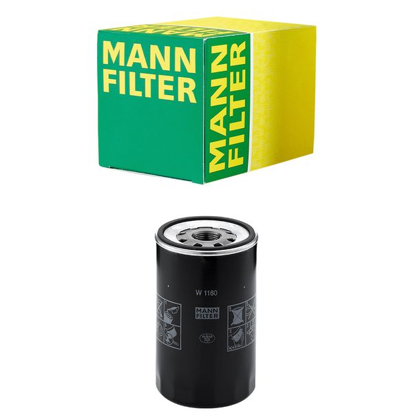 Filtro Óleo Volkswagen 17230 MAND08 2012 a 2018 MANN-FILTER W1160 ...