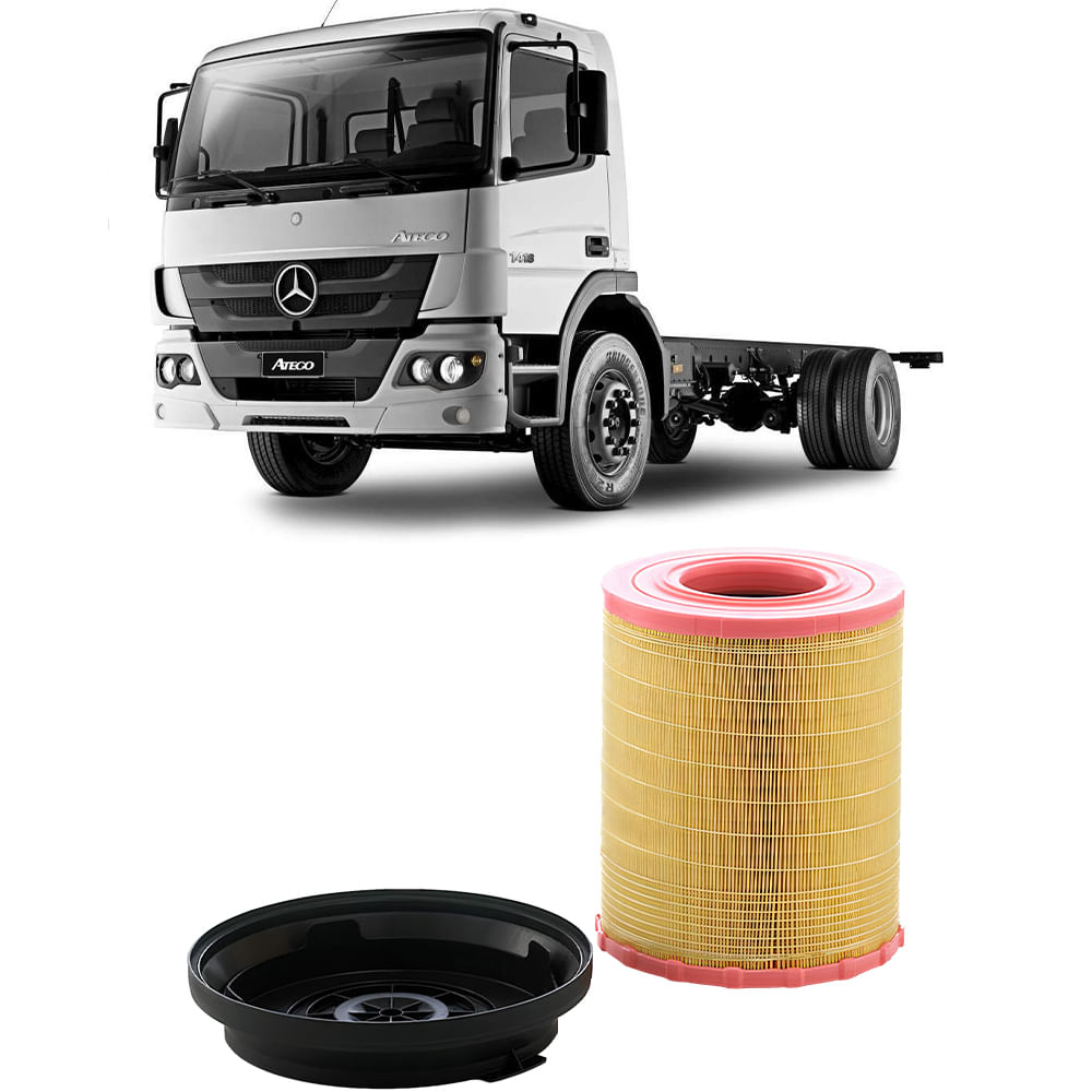 Filtro Ar Scania K270 K310 DC9 2005 a 2006 MANN-FILTER C261100 - fortbras