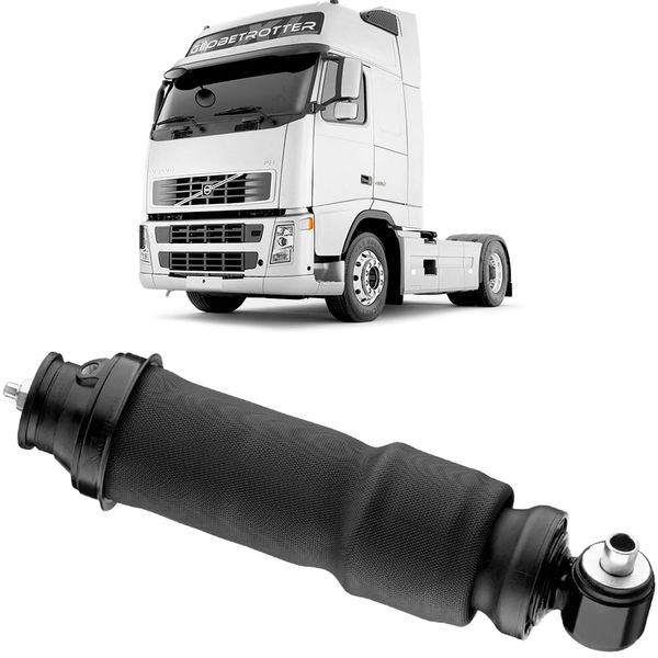 Amortecedor Cabine Volvo FH16 FH460 FH500 2012 a 2016 Dianteiro Com Bolsa Suspentech ST184 ...