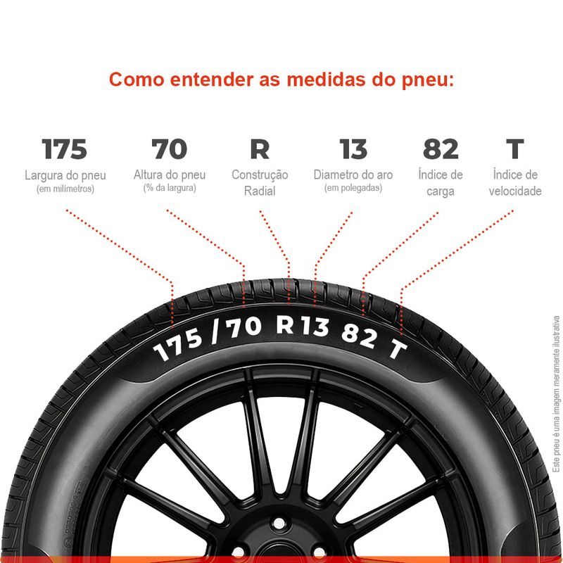Kit 4 Pneu General Aro 13 175/70r13 82T Altimax One - fortbras Kit 4 Pneu General Aro 13 175/70r13 82T Altimax One - fortbras