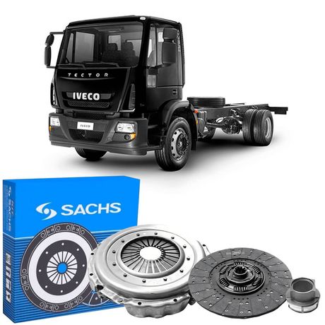 Kit Embreagem Iveco Stradale 240E25 Tector 240E28 2010 a 2019 Sachs ...