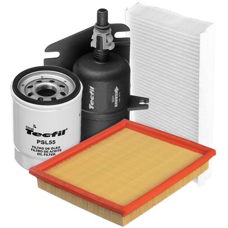Kit Troca de Filtros Strada 1.4 8V Fire Flex 2009 a 2018 Tecfil - fortbras