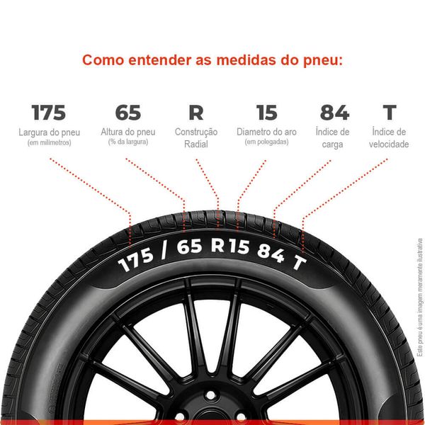 Pneu Goodyear Aro 15 175/65R15 84T Assurance - fortbras