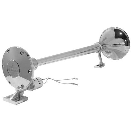 Buzina Elétrica Universal Corneta Cromada 12V - fortbras