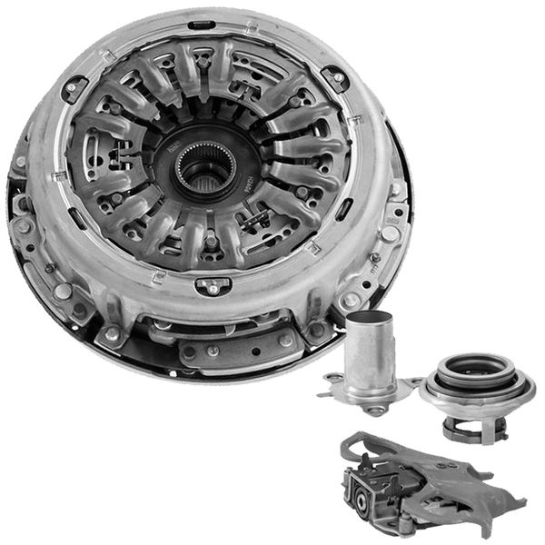 Kit Embreagem Dupla Ford Ecosport Fiesta Focus 2014 a 2019 Luk ...