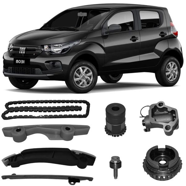 Kit Corrente Distribuição Argo Mobi Uno Cronos 1.0 1.3 - fortbras