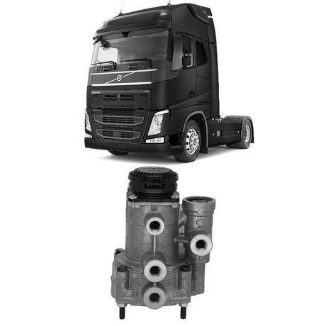 Válvula Distribuidora Volvo FH 12 380 FH 12 420 FH 460 Wabco - fortbras