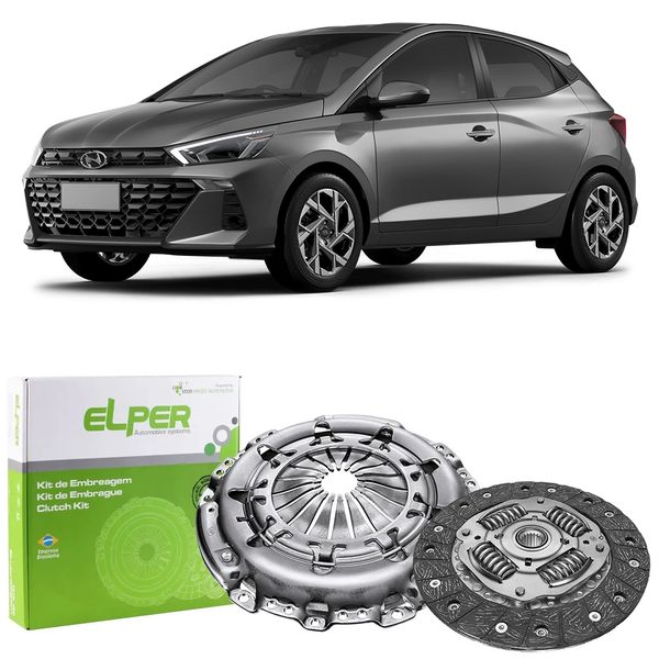 Kit Embreagem Hyundai HB20 1.0 12V 2023 a 2024 Elper 70397 - fortbras