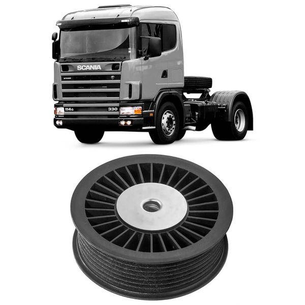 Polia Tensor Alternador Scania R124 T114 ZEN 13246 - fortbras